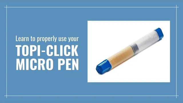 How to Use Topi-Click Micro Pen for Medicated Creams - Town & Country ...