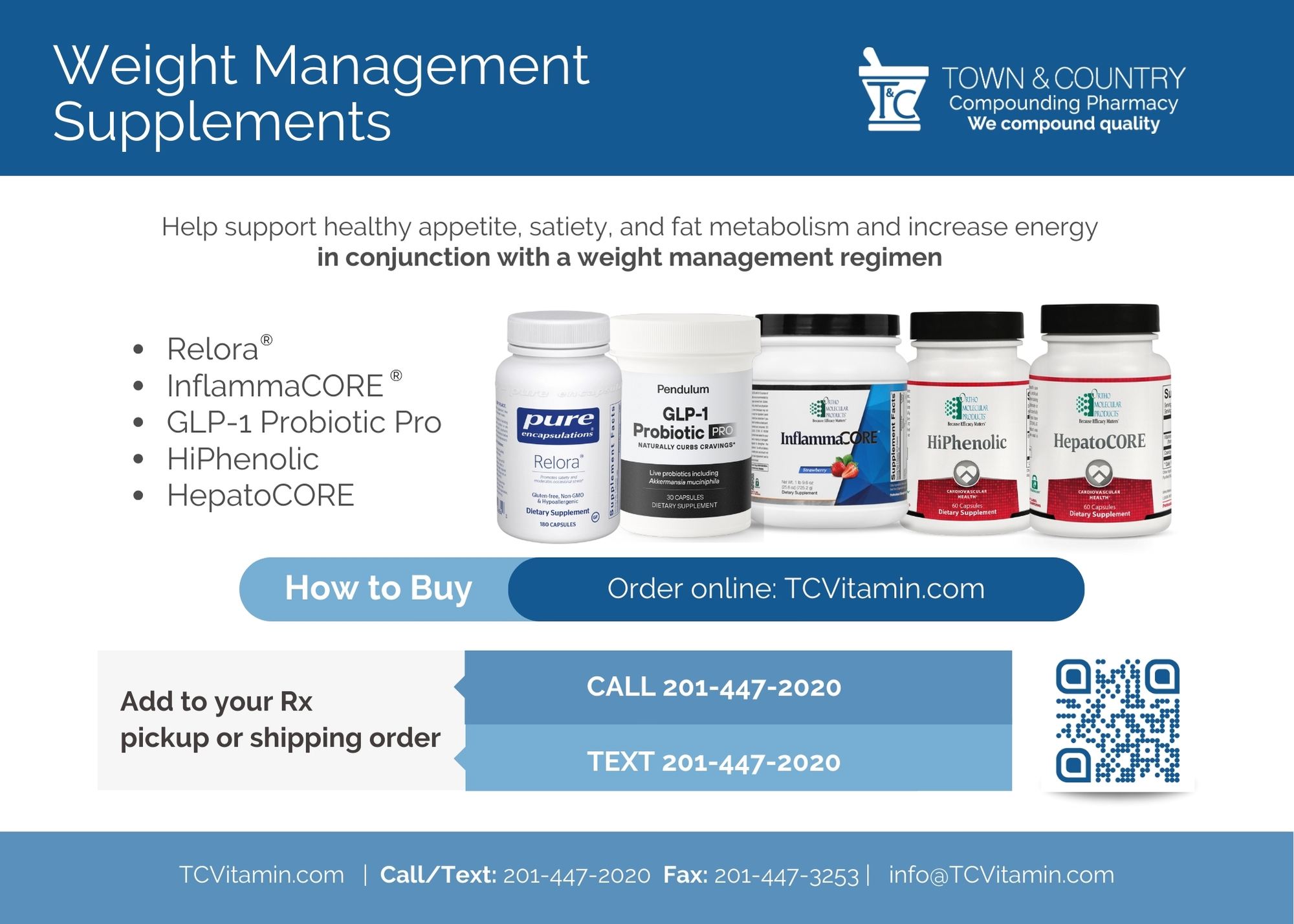 Weight Management Supplements - Town & Country Compounding